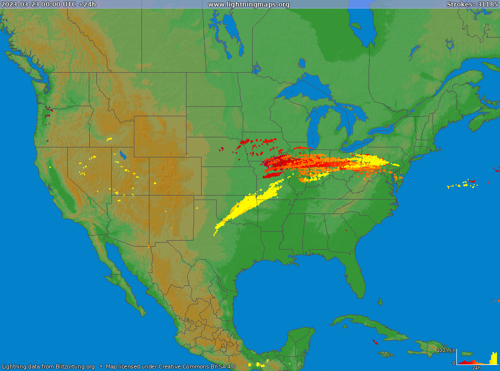 America :: Archives :: Maps :: USA (Big) :: LightningMaps.org