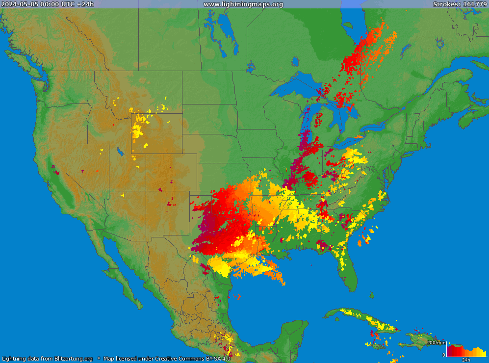 America :: Archives :: Maps :: USA (Big) :: LightningMaps.org