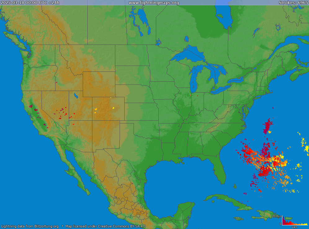 America :: Archives :: Maps :: USA (Big) :: LightningMaps.org